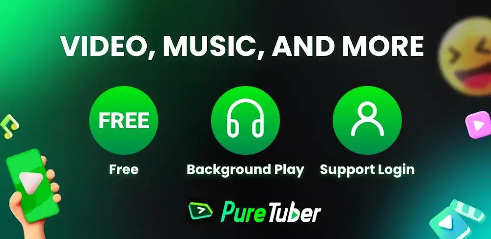 Pure Tuber v5.5.0.101 MOD APK (VIP Unlocked, No ADS) Download