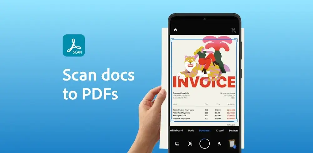Adobe Scan v26.04.30 MOD APK (Premium Unlocked) Download