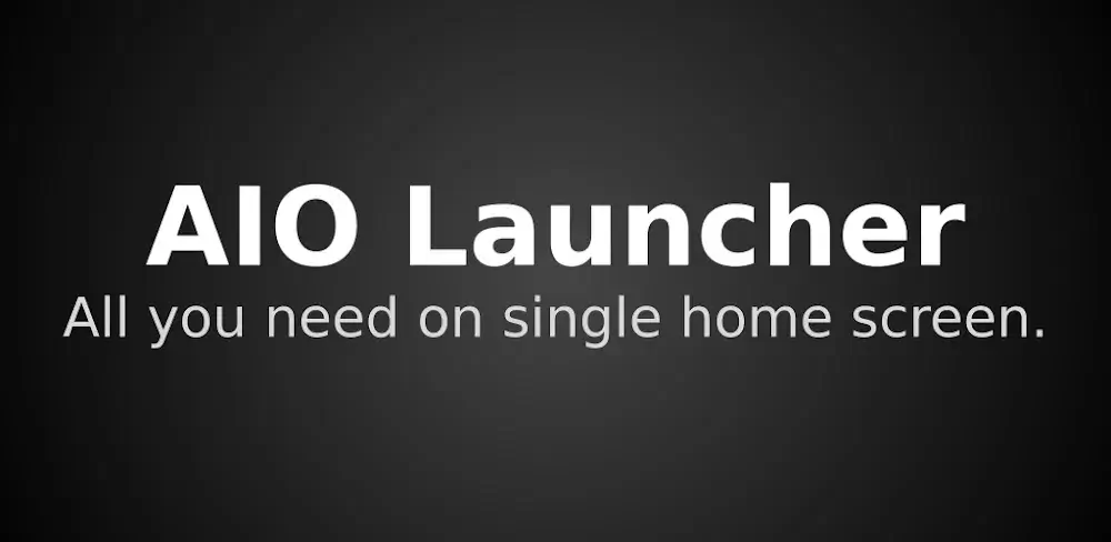 AIO Launcher v6.1.0 MOD APK (Premium Unlocked) Download