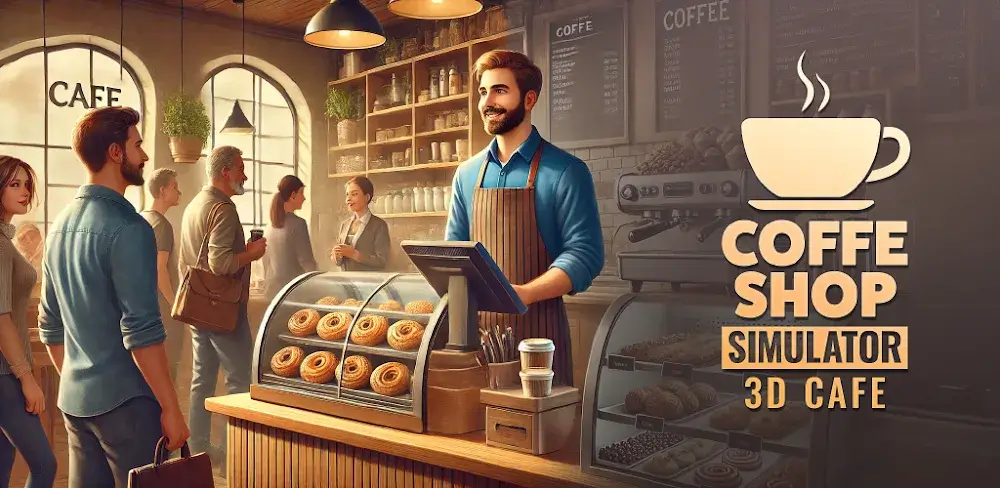 Coffee Shop Simulator 3D Cafe v0.32 MOD APK (Unlimited Money, Energy) Download