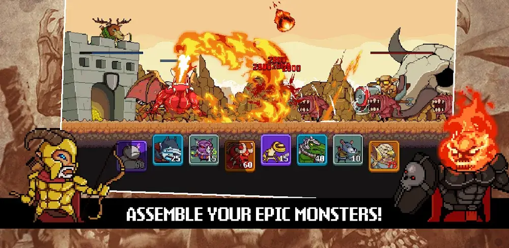 Monsters War MOD APK v2.0.8 (Unlimited Skills. Money, Daily Packs) Download