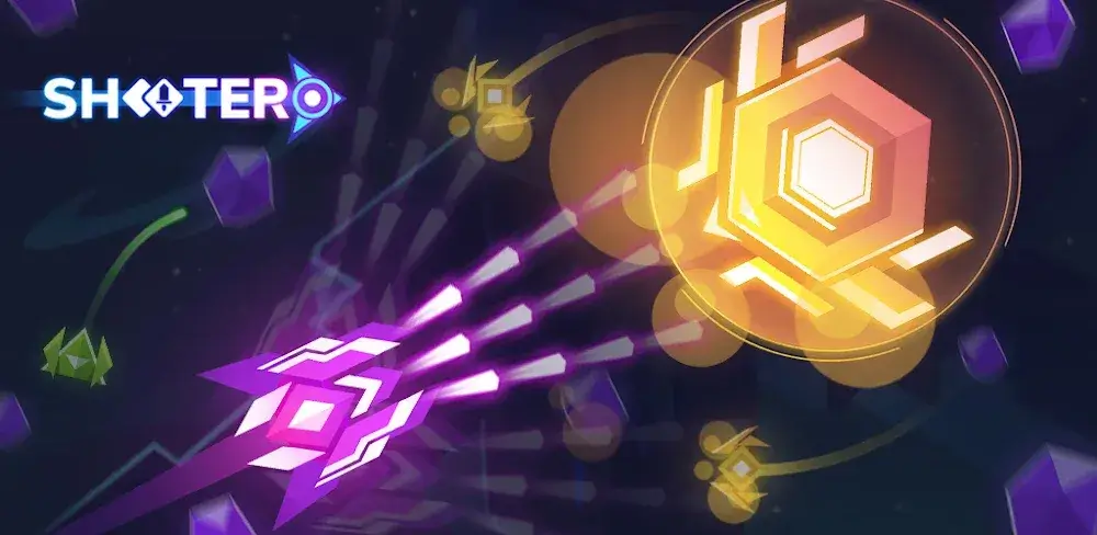 Shootero - Space Shooting v1.4.23 MOD APK (God Mode, One Hit, Money ...