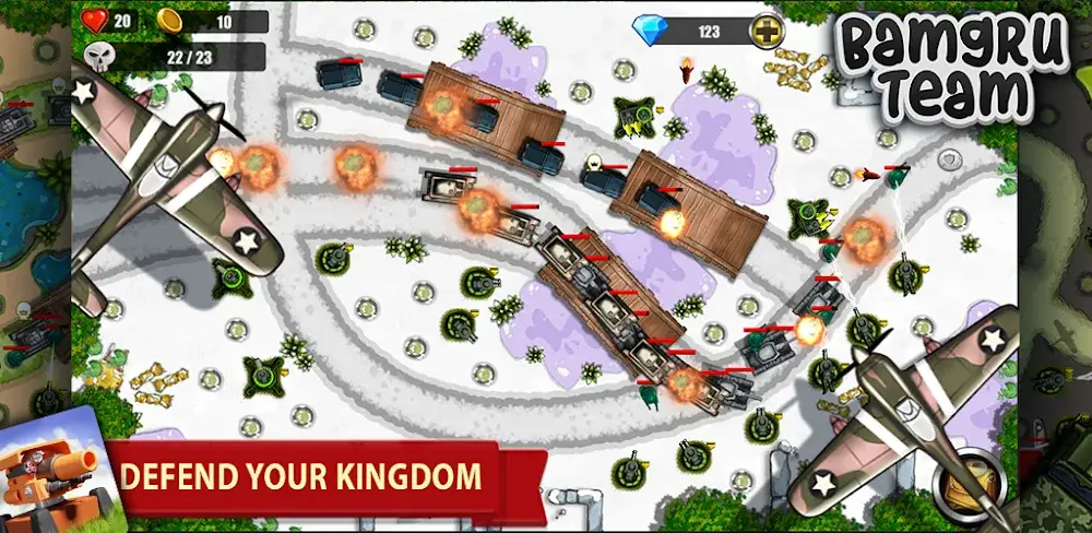 TD - War Strategy Game v2.3.68 MOD APK (High Rewards, Free Cost) Download