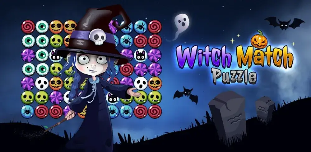 Witch Match Puzzle v25.1119.00 MOD APK (Unlimited Boosters/Money) Download