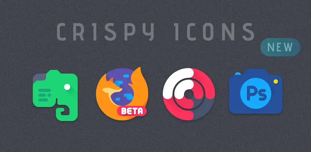 Crispy Icon Pack v4.7.0 APK (Full Version) Download