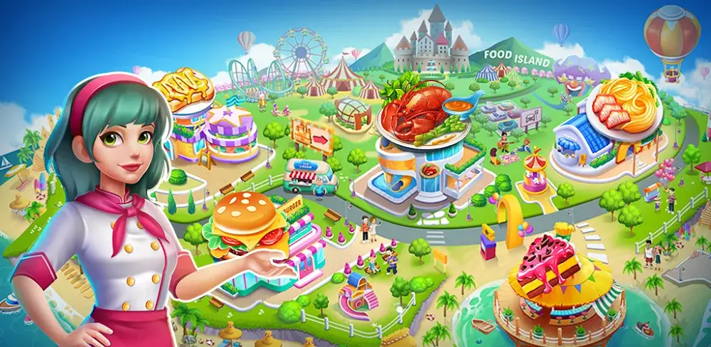 Food Island v1.0.20 MOD APK (Free Shopping) Download