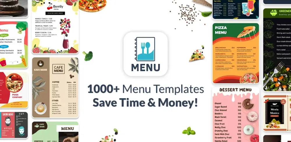 Menu Maker v71.0 MOD APK (Premium Unlocked) Download