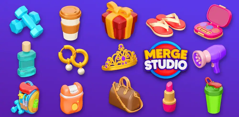 Merge Studio v4.1.4 MOD APK (Unlimited Diamods/Coin/Energy) Download