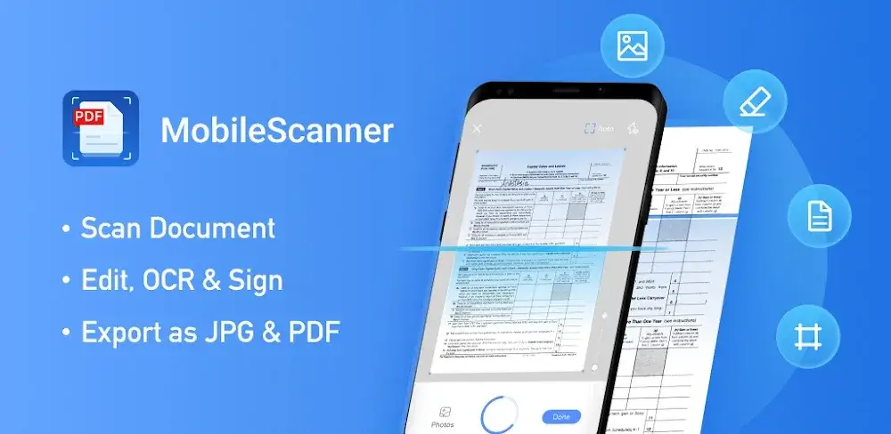 Mobile Scanner App MOD APK v2.12.38 (Premium Unlocked) Download