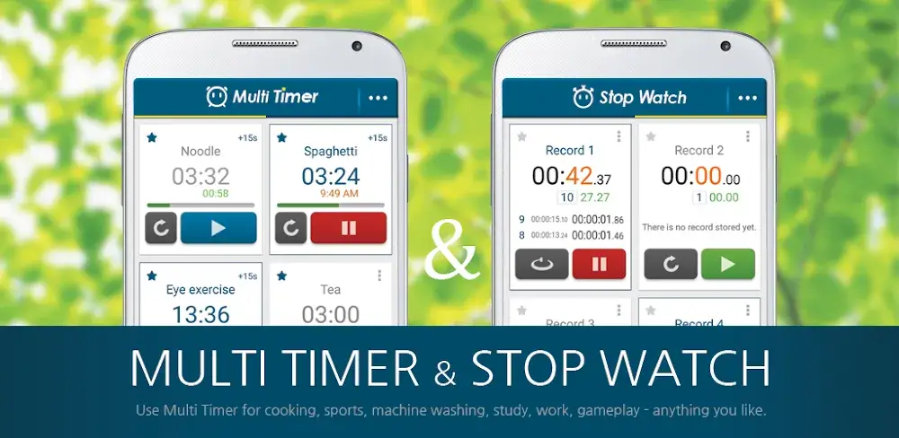 Multi Timer StopWatch v2.13.30 MOD APK (Premium Unlocked) Download