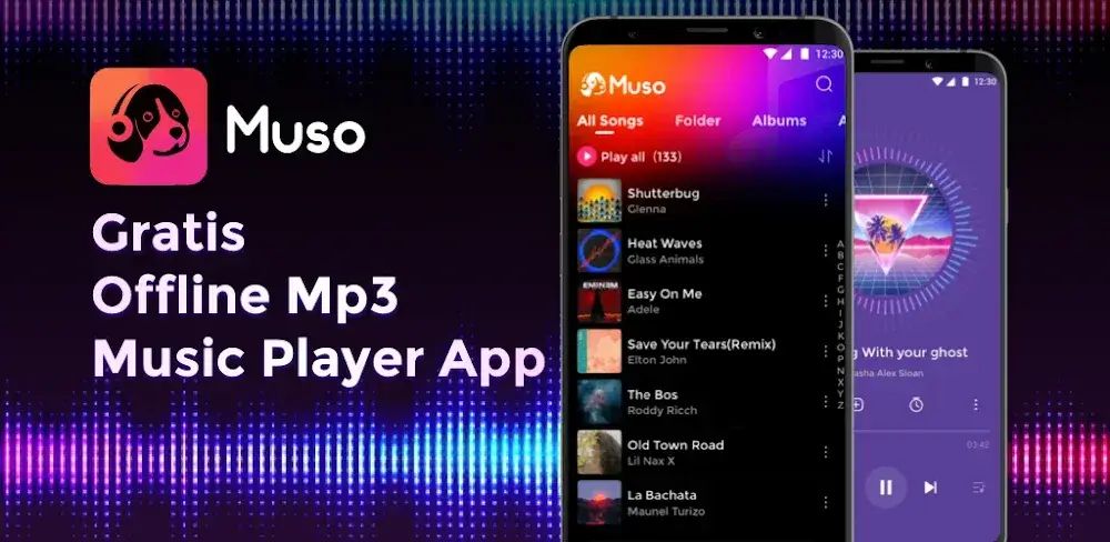 Muso Music Player v1.3.7 MOD APK (Premium Unlocked) Download