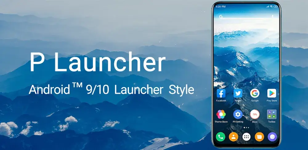 P Launcher v9.1.1.1 MOD APK (Premium Unlocked) Download