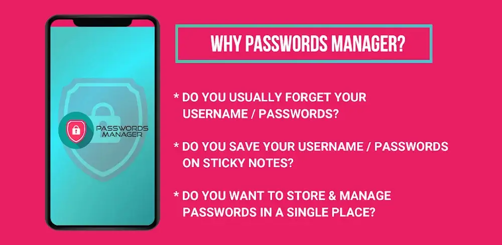 Passwords Manager Pro v4.7.4 APK (Full Version) Download