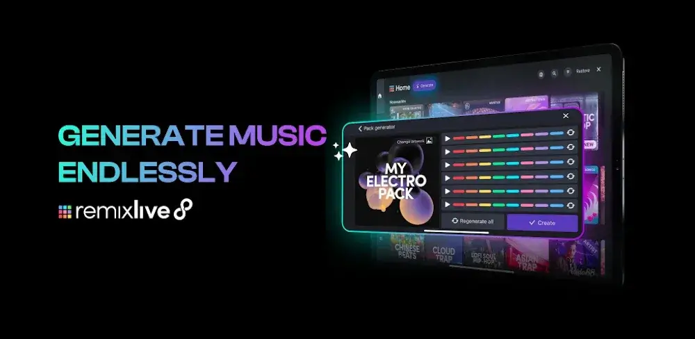 Remixlive v8.6.1 MOD APK (Premium Unlocked) Download