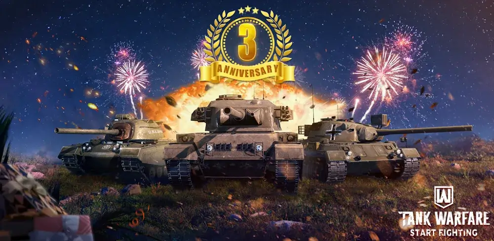 Tank Warfare v1.1.22 MOD APK (Show Enemies Radar) Download