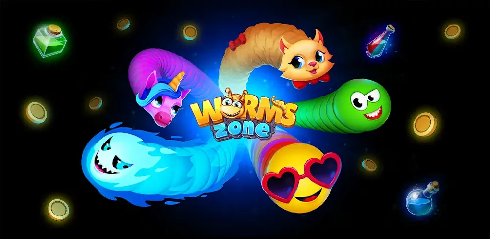 Worms Zone.io v6.19.0 MOD APK (Unlimited Coins, Skins Unlocked) Download