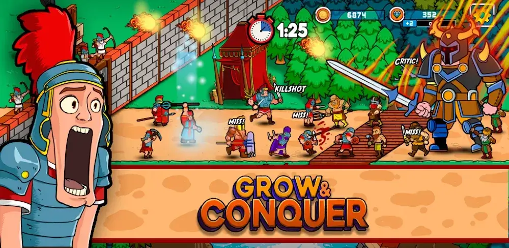 Grow and Conquer v6.3.6 MOD APK (Menu, Free Shopping, God Mode) Download
