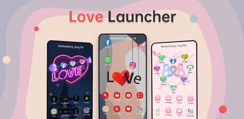 Love Launcher v4.7.1 MOD APK (Premium Unlocked) Download