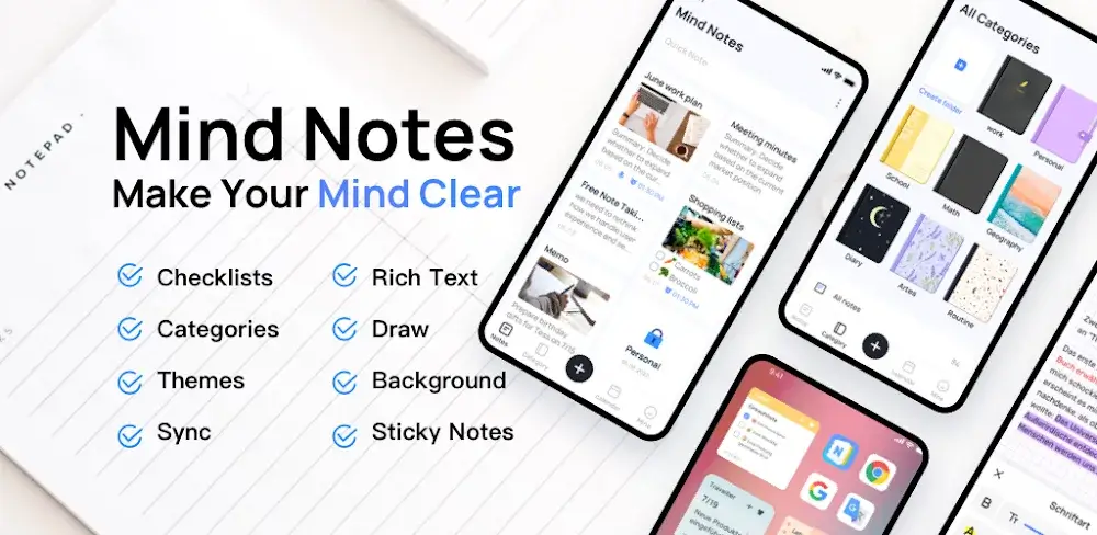 Mind Notes v1.0.99.0108 MOD APK (Premium Unlocked) Download