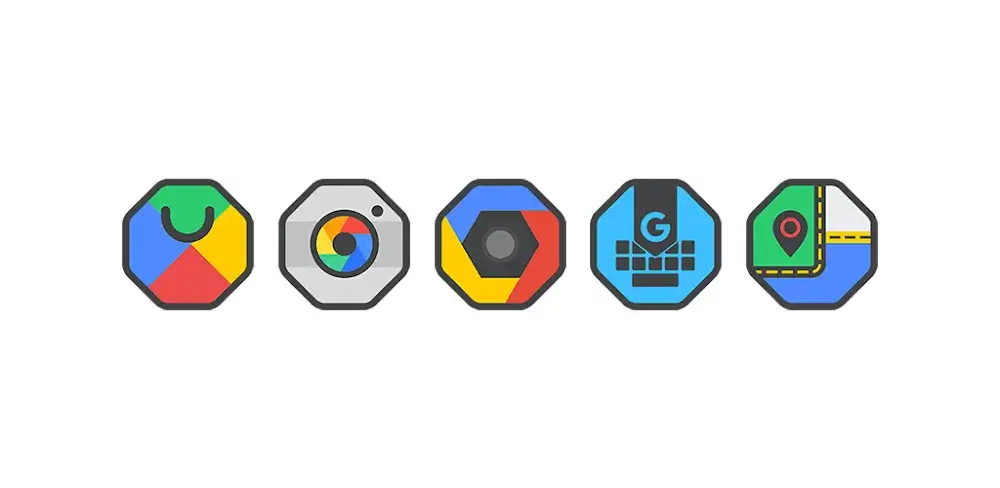 Octa Dark - Icon Pack v61 APK (Full Version) Download