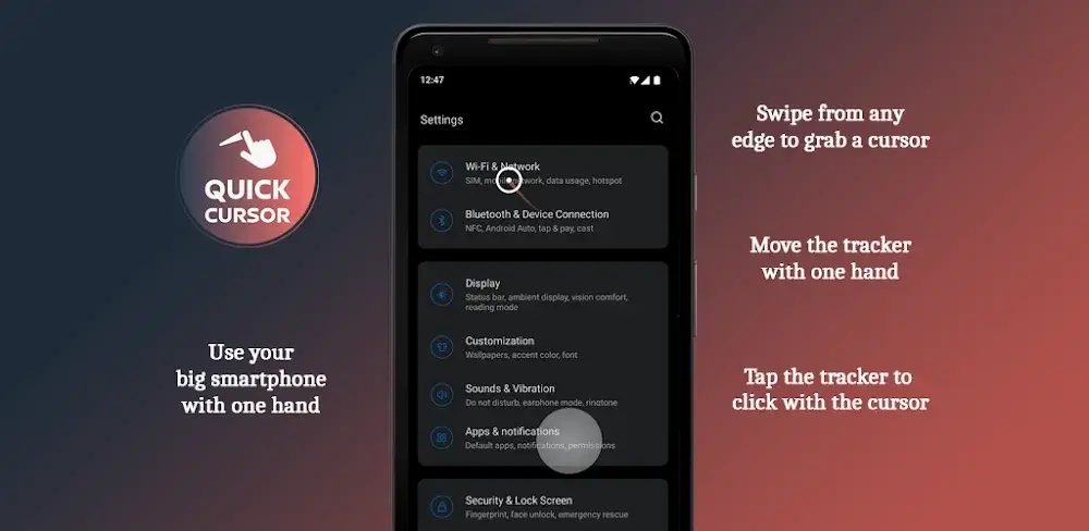 Quick Cursor v2.3.3 MOD APK (Pro Unlocked) Download