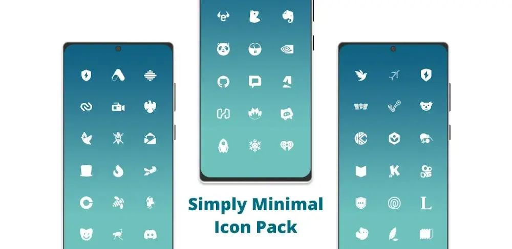 Simply Minimal White Icon Pack v6.6 APK (Full Version) Download