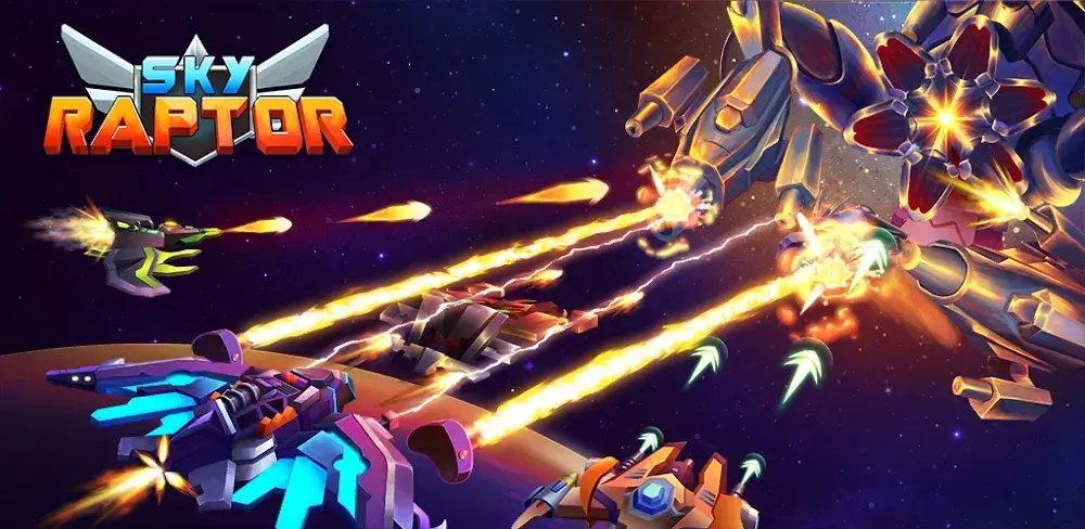 Sky Raptor v2.5.7 MOD APK (Damage, God Mode, Money) Download