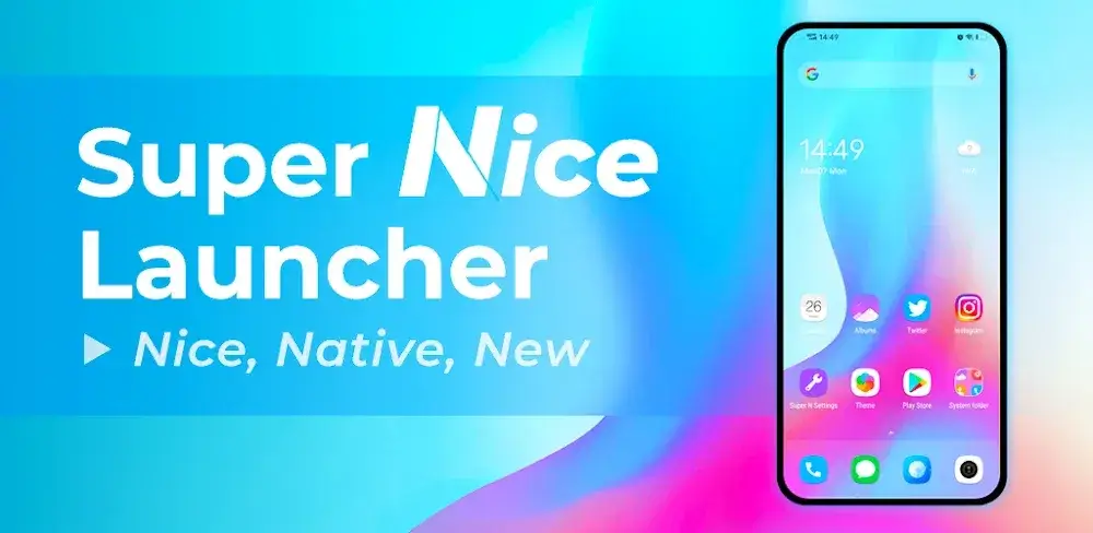 Super Nice Launcher v5.5 MOD APK (Premium Unlocked) Download