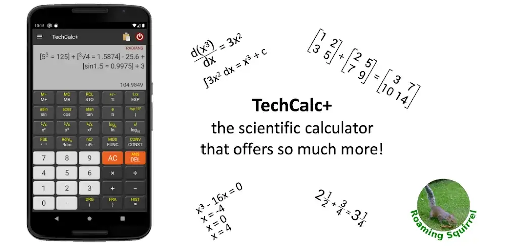 TechCalc+ Calculator v5.2.4 APK (Full Paid) Download