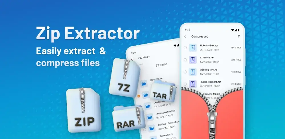 Zip Extractor v3.3.4 MOD APK (Premium Unlocked) Download