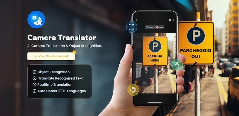 Camera Translator v2.6.5 MOD APK (Premium Unlocked) Download