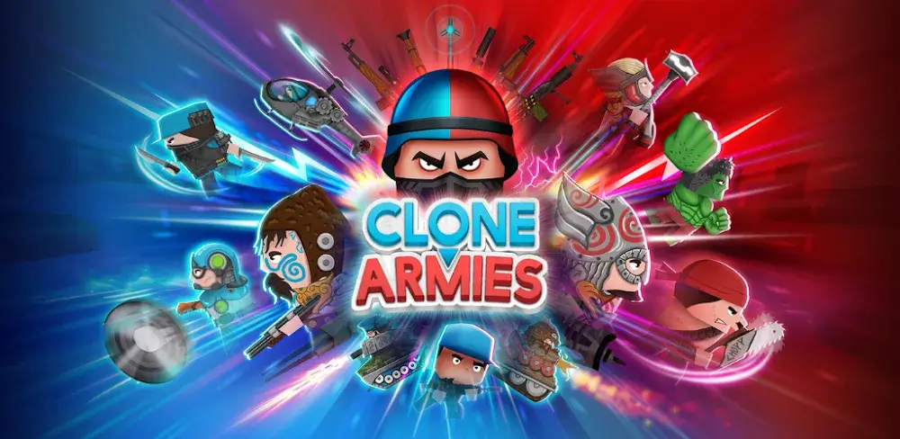 Clone Armies v10000.2.4 MOD APK (Unlimited Money, Unlocked Skins) Download