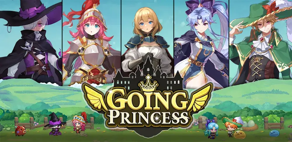 Going Princess : AFK Rush v0.91 MOD APK (Damage, God Mode, Unlocked No ...