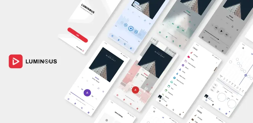 Luminous - Poweramp Skin v10.5.6 MOD APK (Full Version) Download