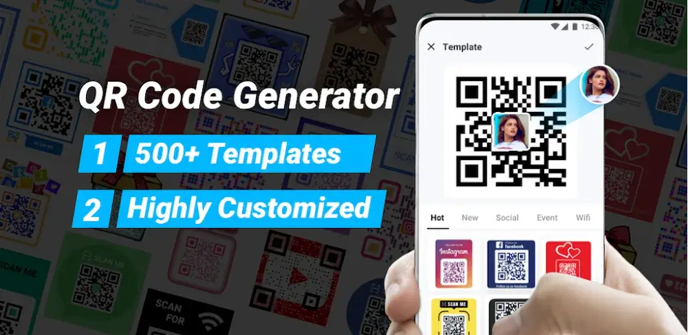 QR Code Generator v1.02.62.1021 MOD APK (VIP Unlocked) Download