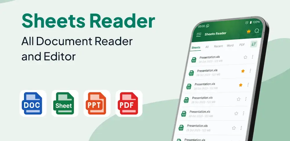 Sheets Reader v1.2.6 MOD APK (Premium Unlocked) Download