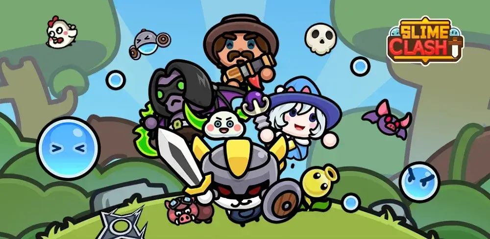 Slime Clash:Roguelike Shooting v1.8 MOD APK (Damage & Defense ...