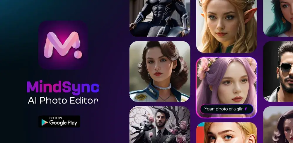 MindSync: AI Photo Editor v2.4.0 MOD APK (Premium Unlocked) Download