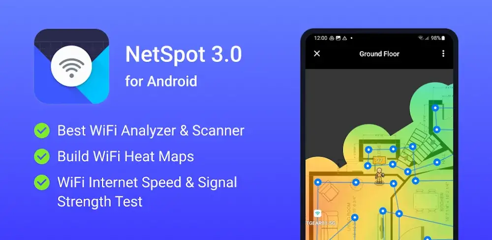 NetSpot v4.0.16 MOD APK (Premium Unlocked) Download