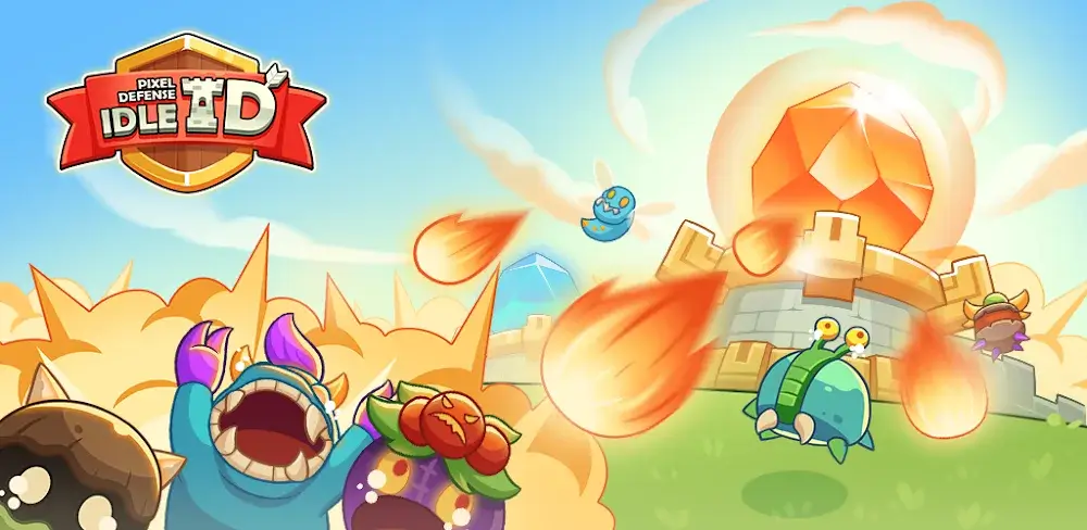 Pixel Defense: Idle TD v0.0.5 MOD APK (Damage Multiplier, God Mode ...