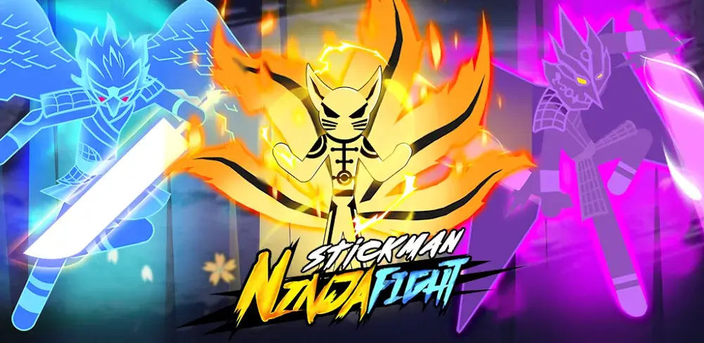 Stickman Shinobi Fighting v7.4 MOD APK (God Mode, No Skill CD, Money ...