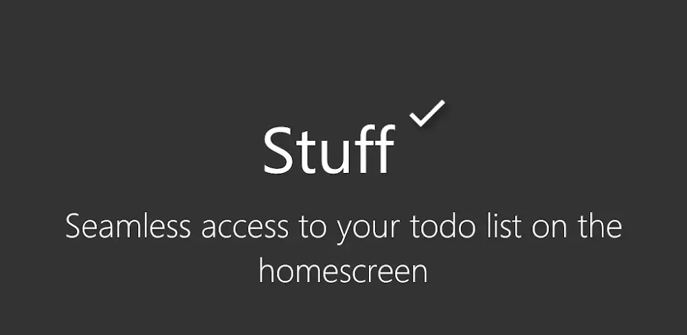 Stuff - To Do List Widget v6.0.1 MOD APK (Premium Unlocked) Download