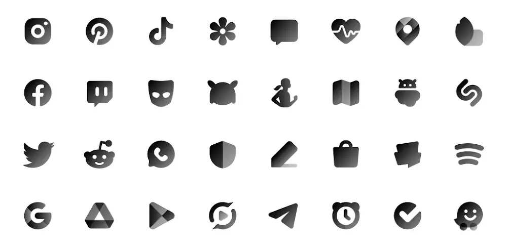 CHIC DARK Icon Pack v2.1 APK (Full Version) Download
