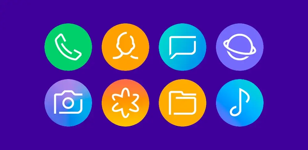 Delux - Icon pack (Round) v1.9.2 APK (Full Version) Download