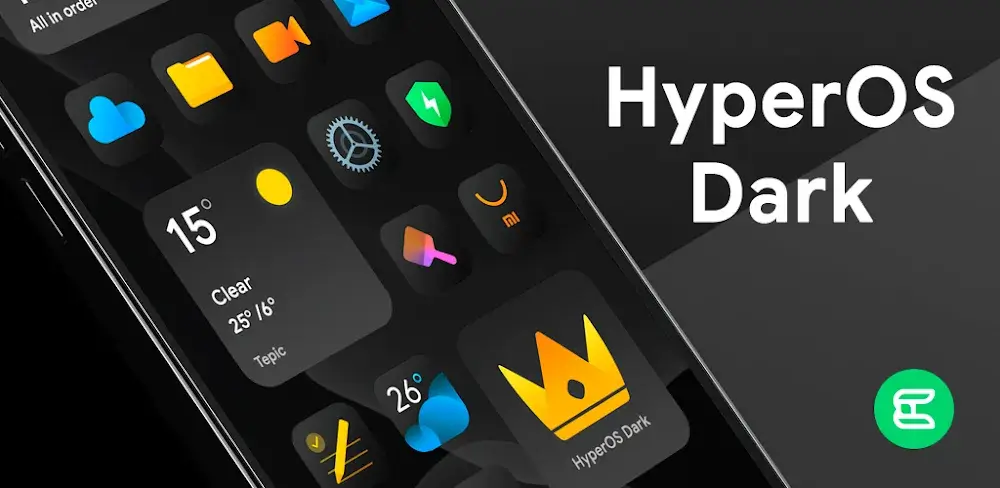 HyperDark - Icon Pack v1.2.5 APK (Full Version) Download