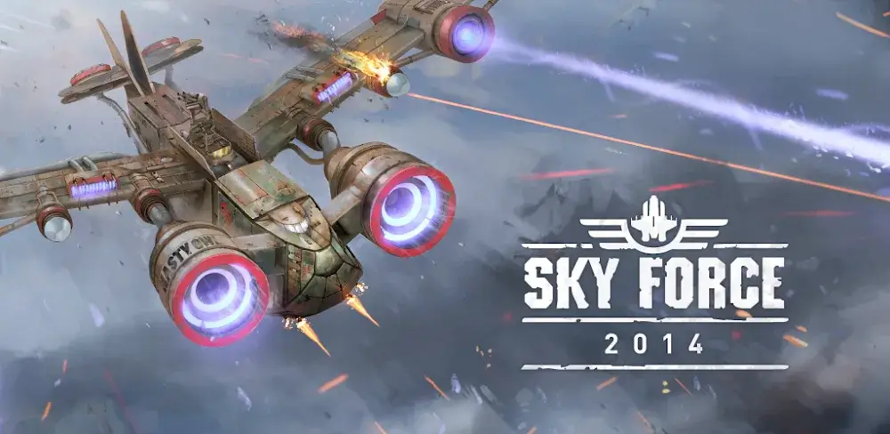 Sky Force v1.50 MOD APK (Unlimited Money, God Mode, Damage) Download