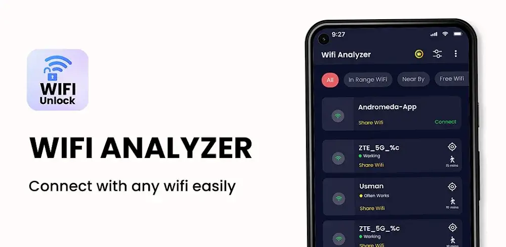WIFI Analyzer: WIFI Passwords v3.9.1 MOD APK (Premium Unlocked) Download