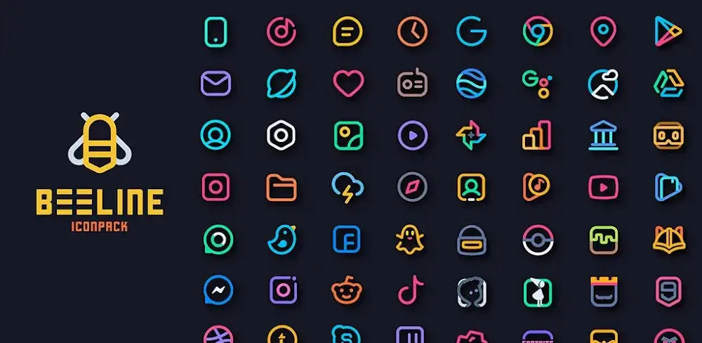 BeeLine Icon Pack v5.8 APK (Full Version) Download