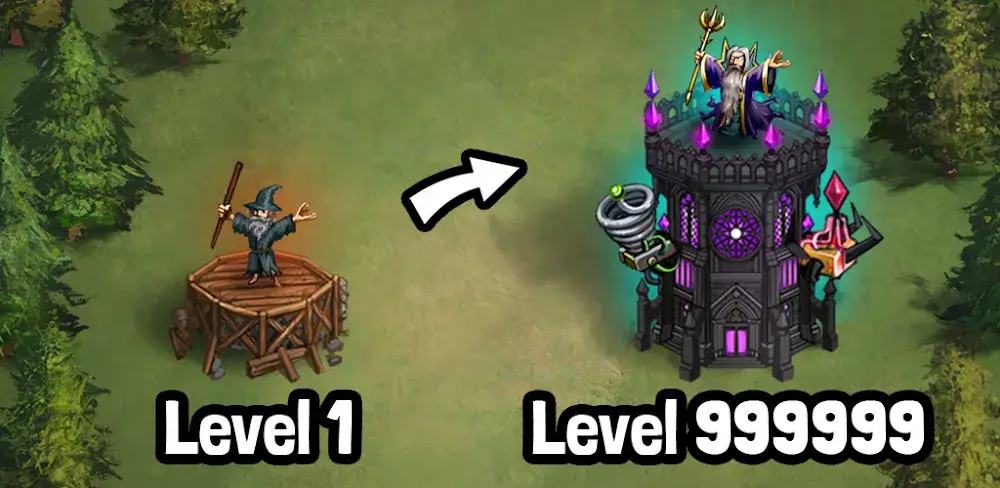 Evil Tower v0.7.311 MOD APK (Menu, Money, God Mode) Download