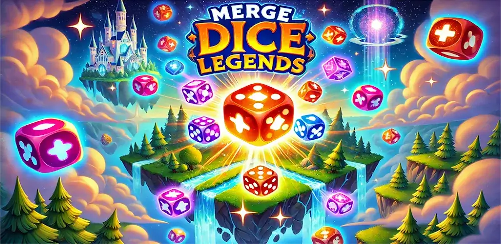 Merge Dice Legends v1.0.0 MOD APK (High Speed, ADS Removed) Download